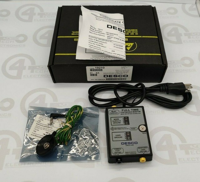 Desco 19210 Workstation Continuous Monitor 120vac for sale online | eBay