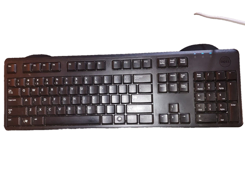 Dell KB212-B USB Quiet Key Keyboard, SLIMLINE, Black, CLEANED AND ...