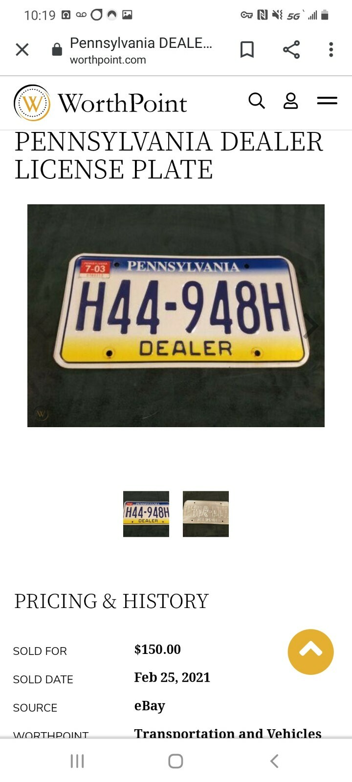 2003 Pennsylvania Dealer License Plate | eBay