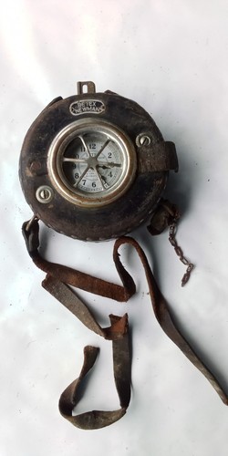 Detex Newman Watchman Security Guard Time Clock With Straps key- NO ...