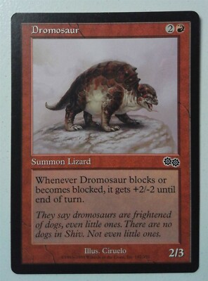 Dromosaur *Common* Magic MtG x1 Urza's Saga SP | eBay