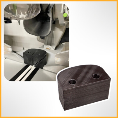 Zero Clearance Fence Block Insert for Festool Kapex 120 EB Miter Saw | eBay