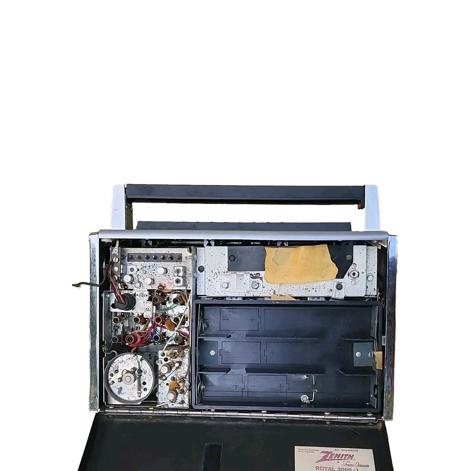 Vtg. Zenith Trans-Oceanic FM-AM Multiband Royal 3000-1 Radio ...