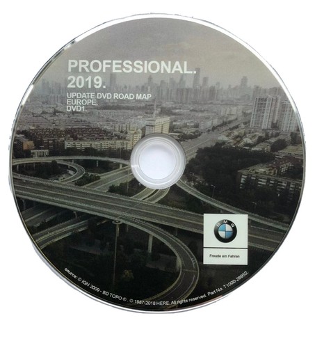 BMW PROFESSIONAL CCC SAT NAV MAPS UPDATE DISC DVD 1 3 5 6 E60 E90 E70 ...