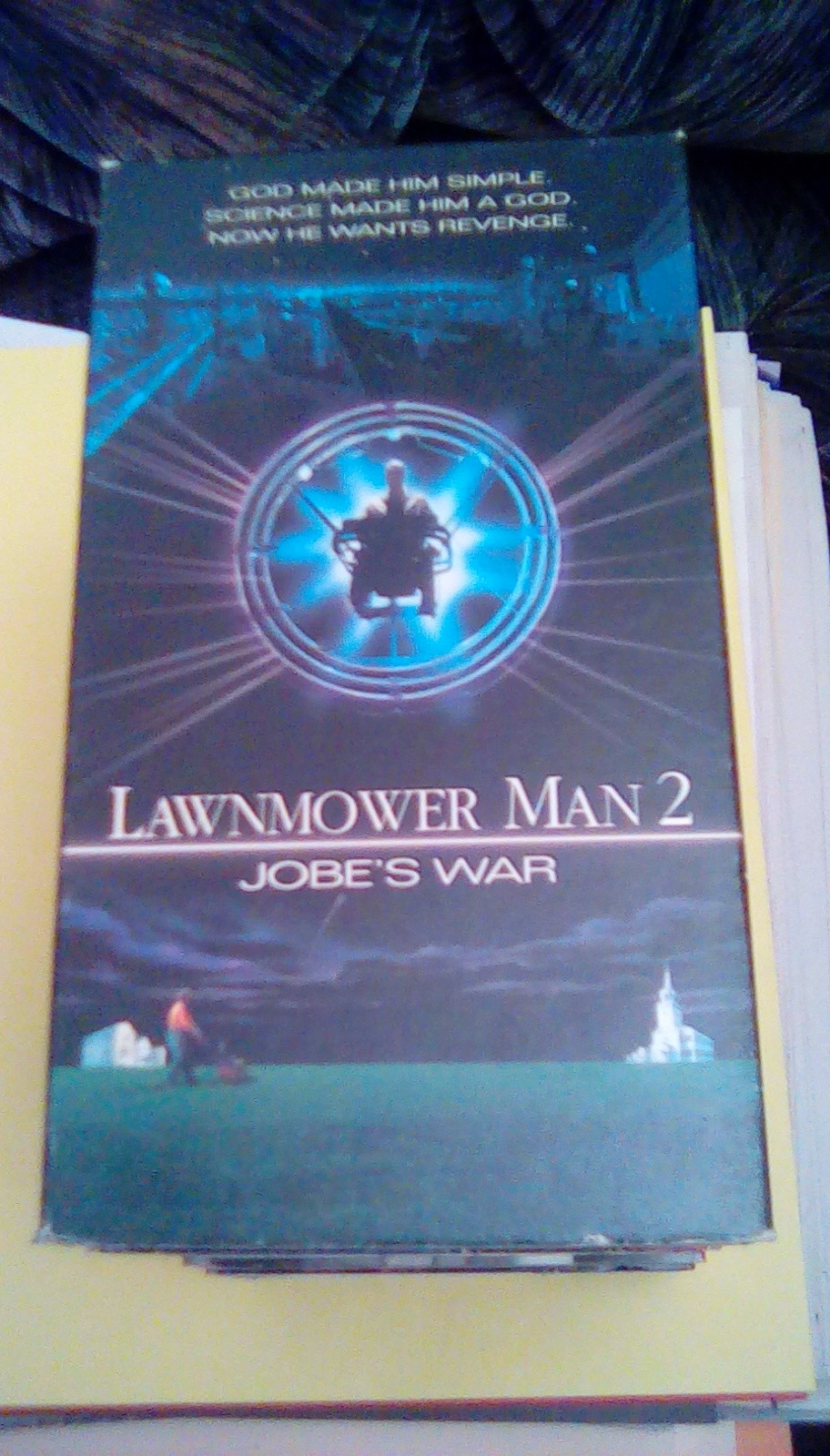 Lawnmower Man 2 Jobe's War 1996 VHS sci-fi horror Patrick Bergen ...