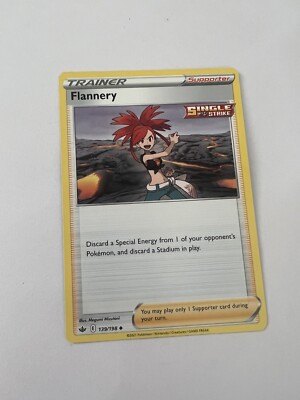 Flannery 139/198 Pokemon TCG Card Chilling Reign Regular Uncommon | eBay