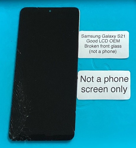 Samsung Galaxy S21 OEM screen, Good LCD & Touch Display, Broken Front ...