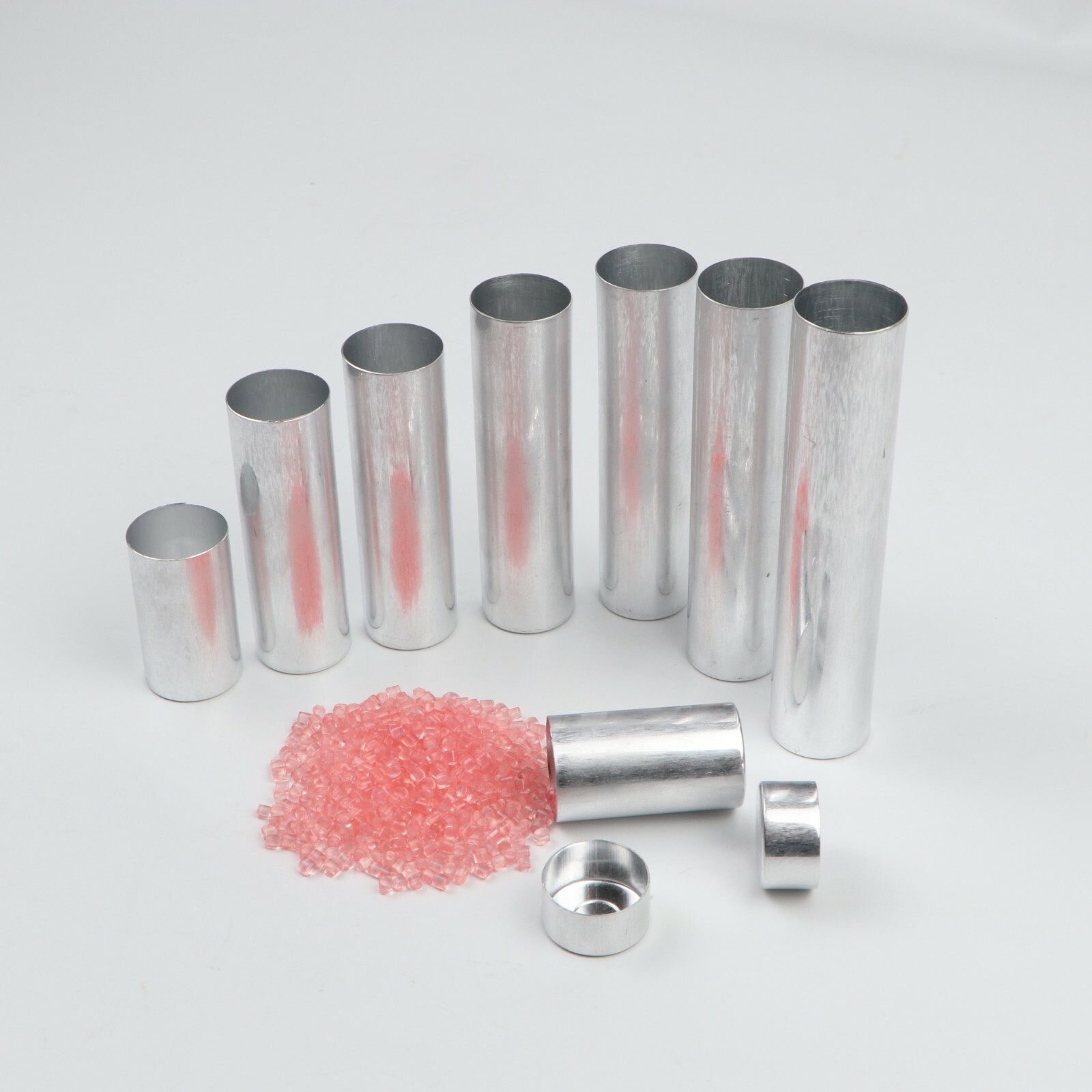 100PCS 25.5*77mm Dental Lab Empty Aluminum Tube Cartridges For Denture ...
