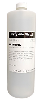 Hexylene Glycol, 2-Methyl-2,4-pentanediol (MPD), 1000ML | eBay