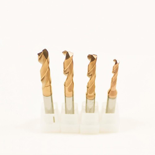 KLOT TiCN Coated Solid Carbide 3D Fast Drill Bit 6.1-12mm Twist Shank 8 ...