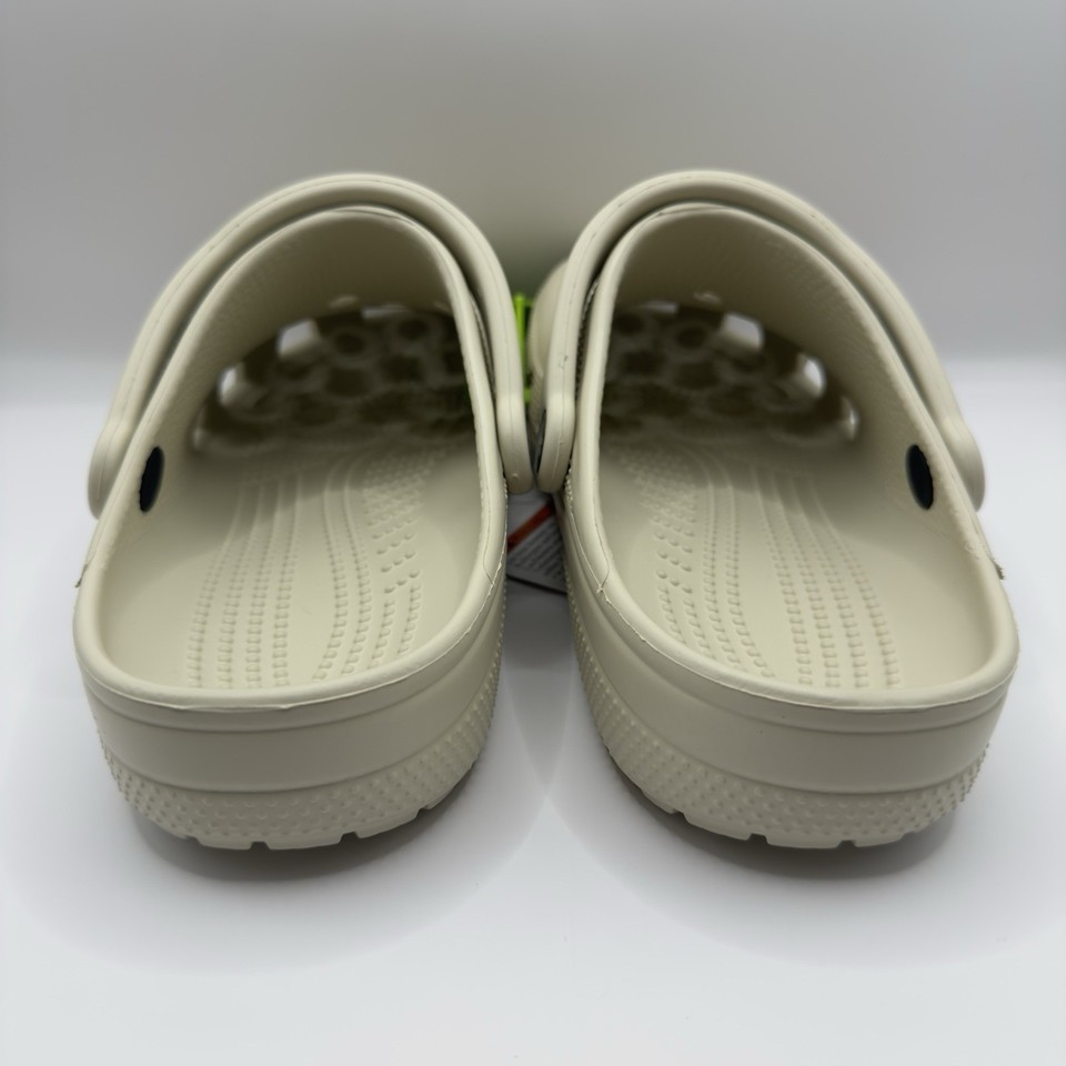 Crocs Adult Women’s Classic Clog Slip On Shoes Bone Beige US 9 New With ...