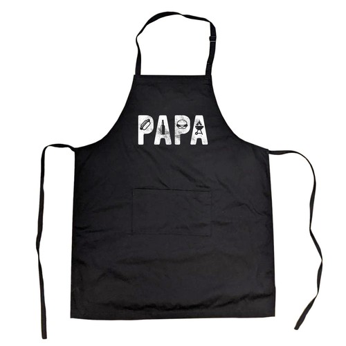 Papa Grill Cookout Apron Funny Backyard Bar-B-Que Novelty Father's Day Kitchen 192704746480| eBay