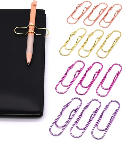 12 Pack Pen Holder Clips for Notebook Book | eBay