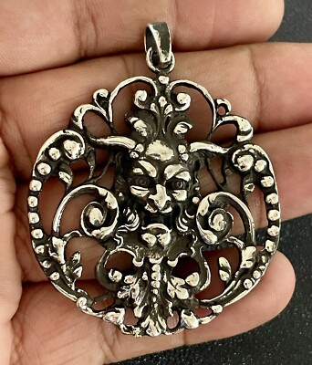 925 Sterling Silver Demon Pendant (X38) | eBay