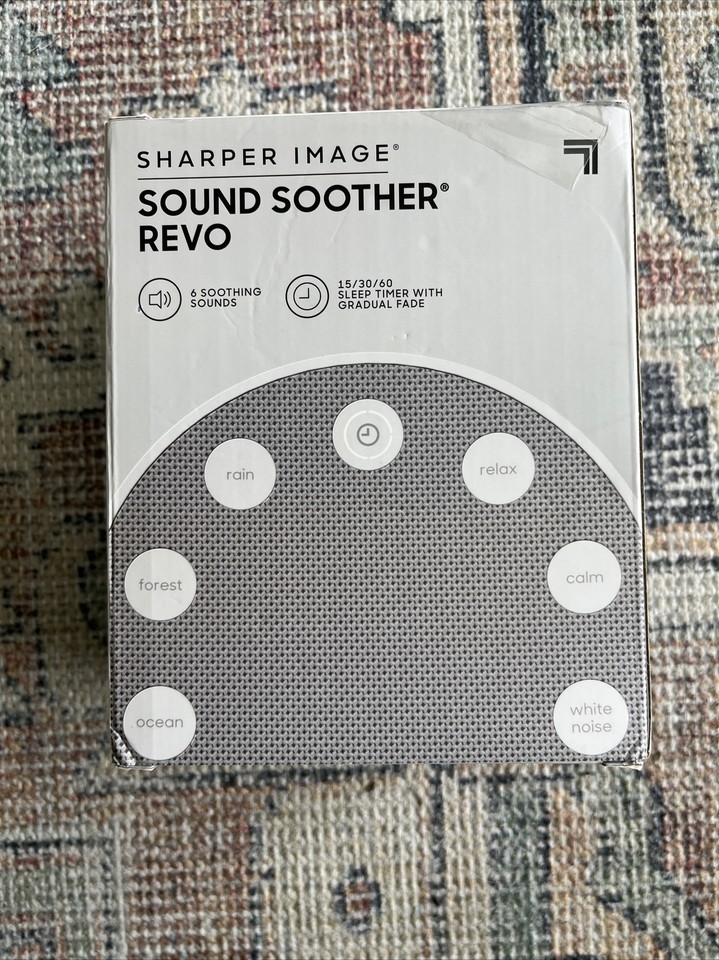 Sharper Image Sound Soother Revo Six Soothing Sounds Sleep Timer ...