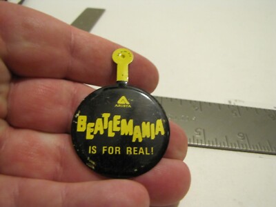 VTG ARISTA BEATLEMANIA IS FOR REAL! METAL BENDABLE PIN | eBay