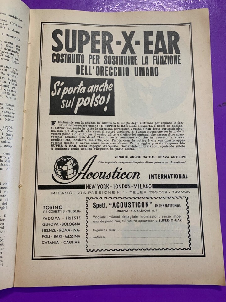 “DER 3-WEGE DITALIEN” ZEITSCHRIFT MONATLICHE TOURING CLUB ITALIENISCH ...