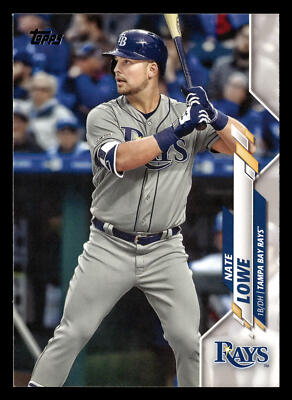 Nate Lowe 2020 Topps #626 Tampa Bay Rays Buy10get5FREE | eBay