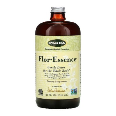 Organic Detox Tea Flor Essence 32 Oz By Flora 61998680728| eBay