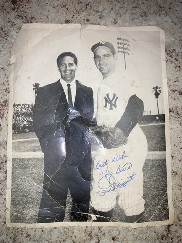 YOGI BERRA PHIL RIZZUTO SIGNED 11x9 PHOTO | eBay