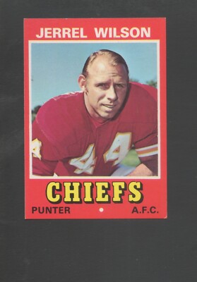 1974 Wonder Bread Football Card #29 Jerrel Wilson-Kansas City Chiefs ...