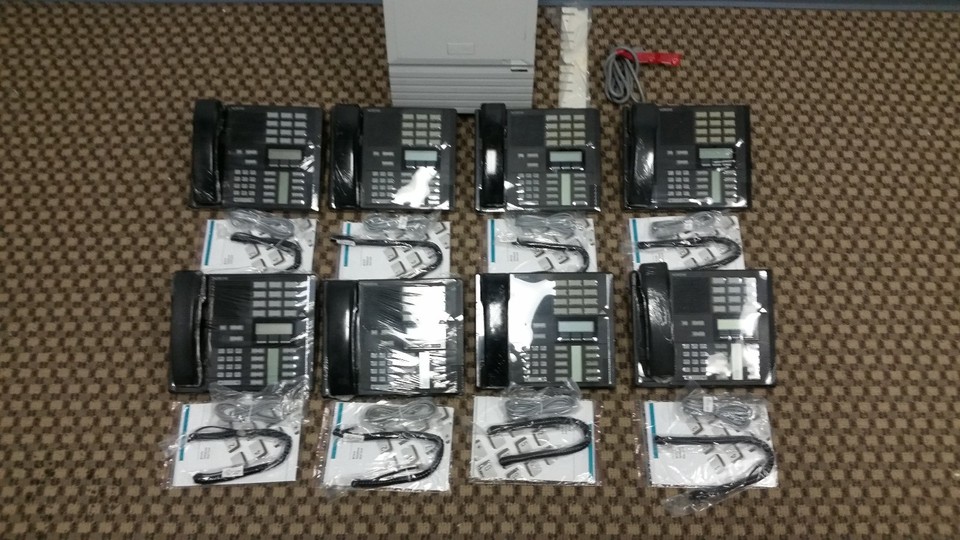 Nortel MICS office phone system package 8 M7310 8 lines | eBay