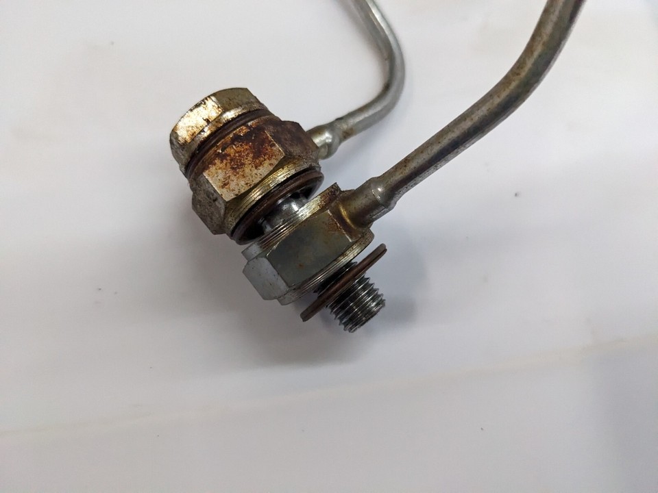 1981-1983 YAMAHA VIRAGO XV750 XV 750 YM262 ENGINE OIL LINES SET BANJO ...
