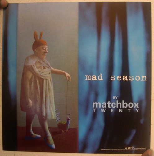Matchbox Twenty Poster Flat Mad Season 2-Sided 20 Matchbox20 ...