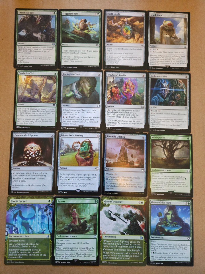 Custom Commander Deck ~ Deathtouch // Infect ~ Fynn, the Fangbearer ...