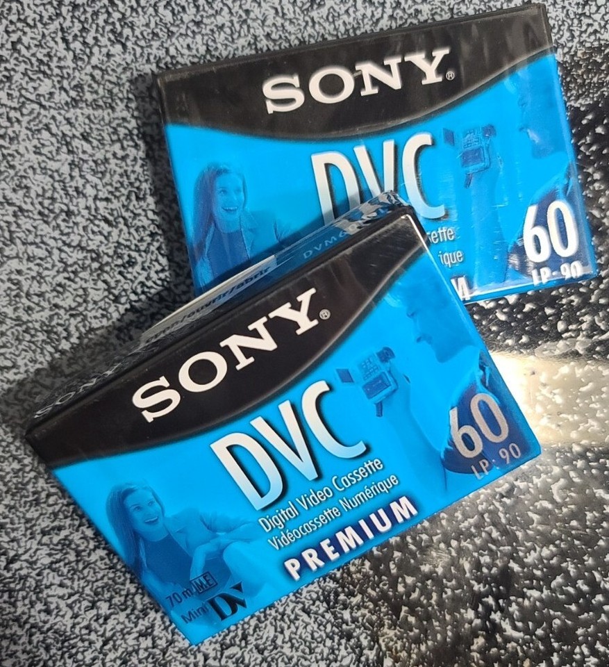 4 Sony DVC Premium Mini DV Cassette 60 Min /LP 90 (Lot of 4 ...