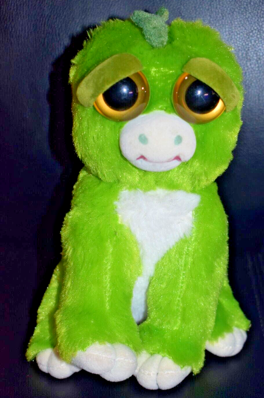 Feisty Pets Plush Dinosaur Extinct 8" Eddie the Stegosaurus Green Angry ...