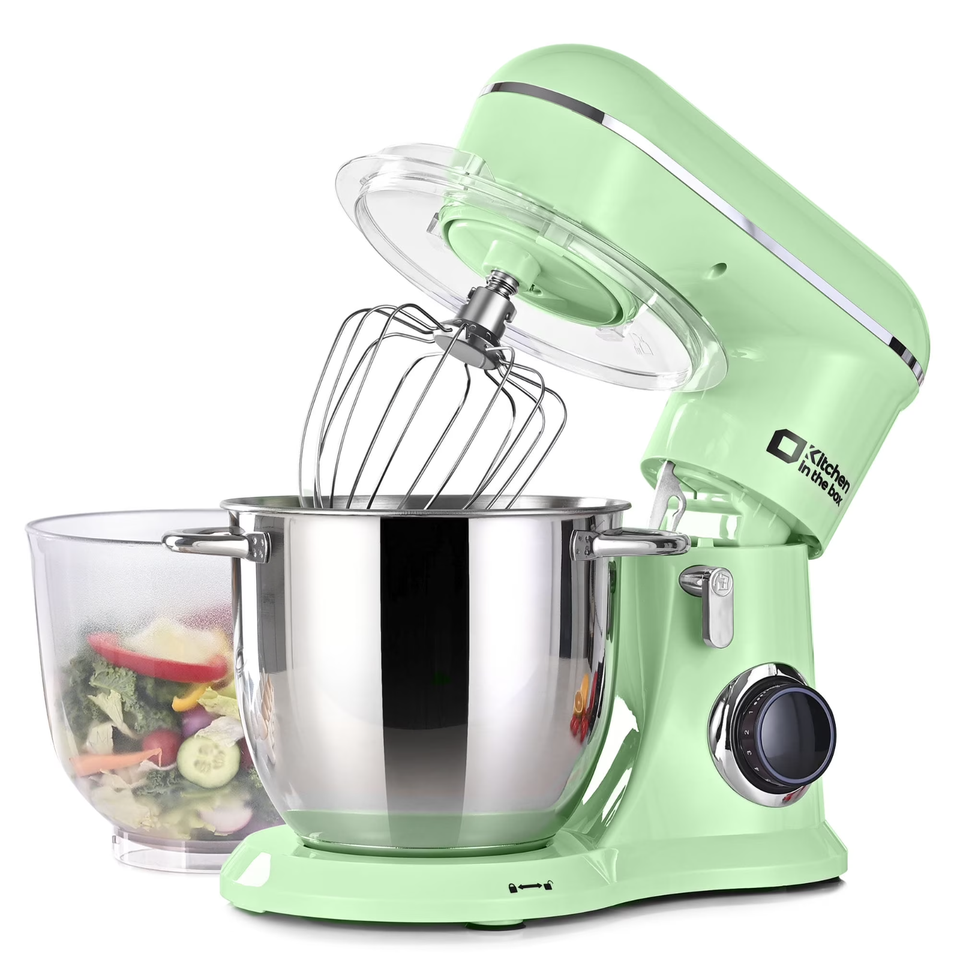 Kitchen in the box 10 Speeds Stand Mixer w/ 4.5QT+5QT Food Mixer 450W ...