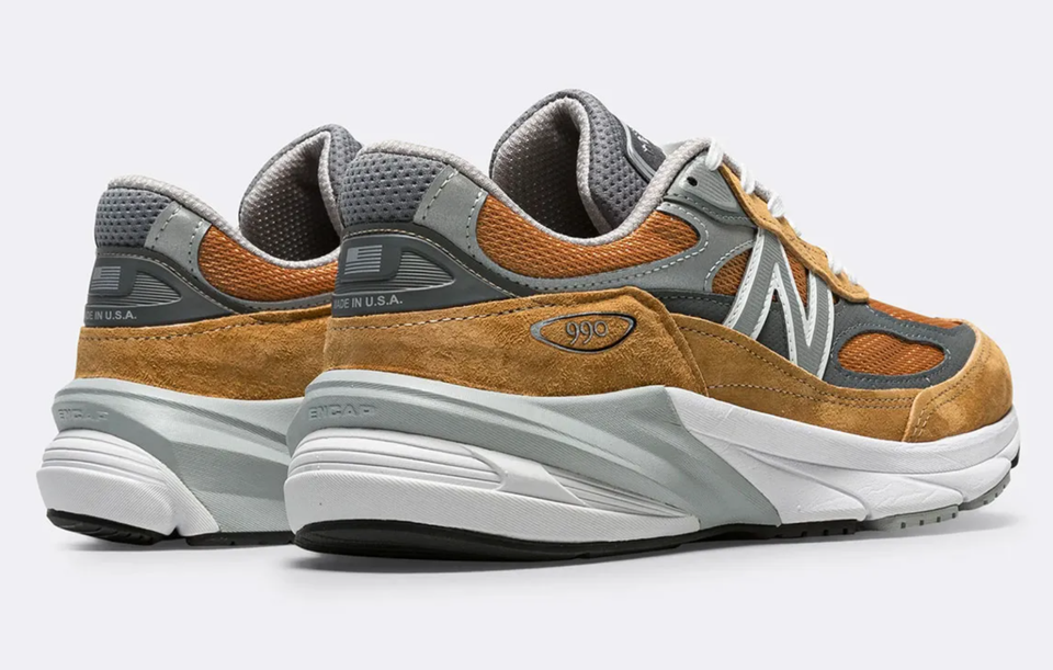 New Balance 990v6 Made in USA Workwear Tan Wheat Silver SZ 8.5-13 Men's ...