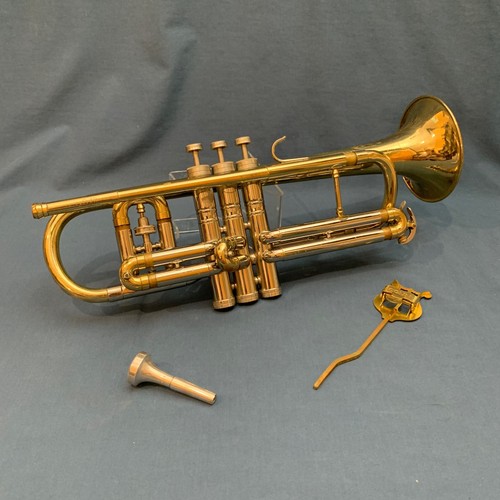 1965 Conn Victor Bb Cornet Plays Sounds Good with Conn 4 MP No Case S/N ...