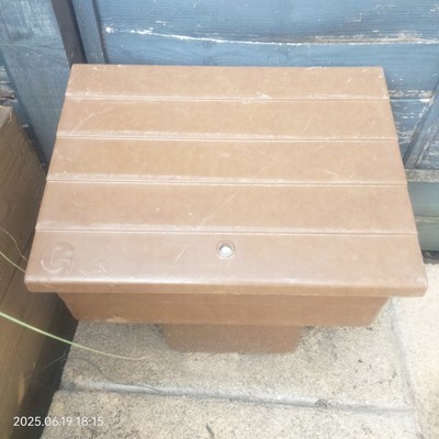 Gas Meter Box Lid Brown Semi-Submerged/Semi-Concealed Unibox ...