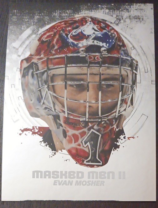 2009 - 2010 ITG Evan Mosher Masked Men 2 Silver Version #MM-18 Hockey ...