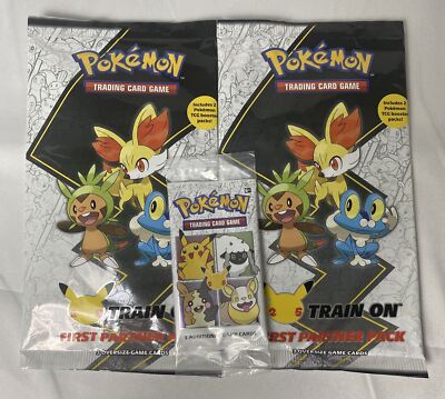 [2x] Pokemon TCG Kalos First Partner Pack - 3 Oversized Cards + 1 ...