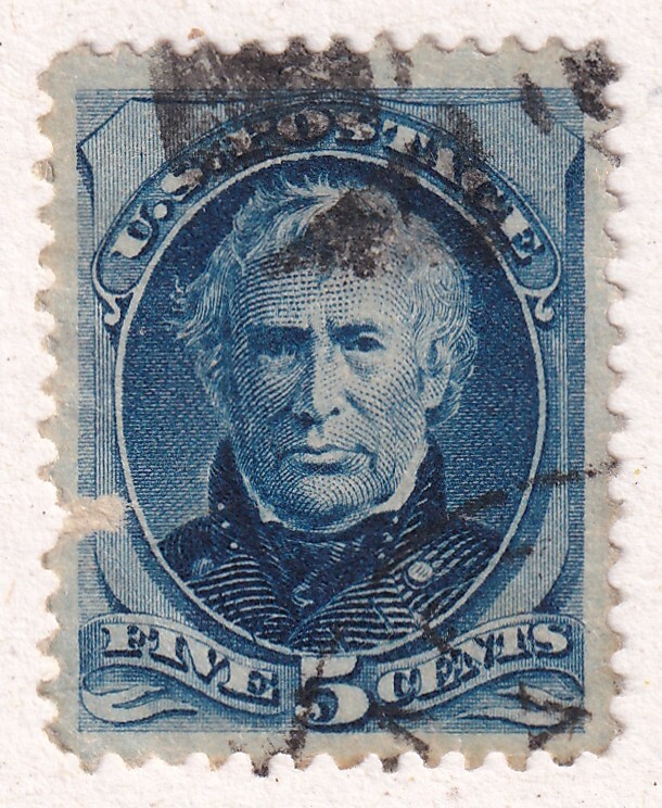 1875 - 1879 UNITED STATES 5 CENTS ZACHARY TAYLOR USA CLASSIC STAMP ...