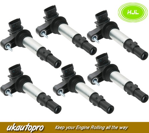 Ignition Coil set For Saab 9-3 2.8T V6 Turbo YS3F B284 12629037 2005-15 ...