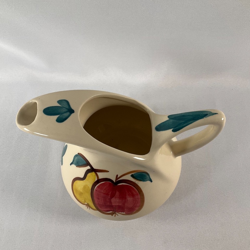 Purinton Pottery Slipware Fruit 32 Oz. Dutch Pitcher with Ice Lip ...