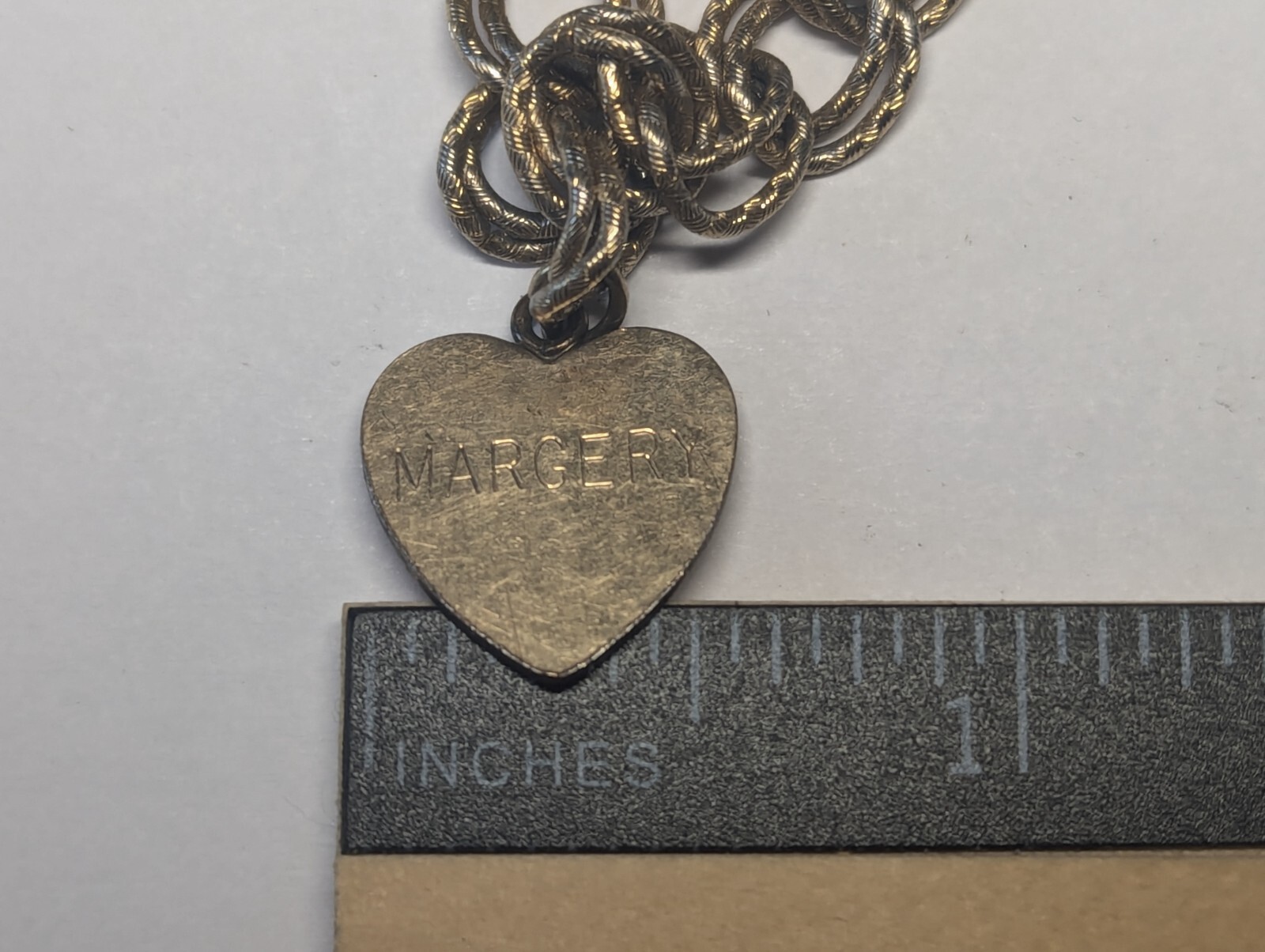 VINTAGE GOLD FILLED CHARMS NAMES ROBERT & MARGERY ON MONET CHARM ...