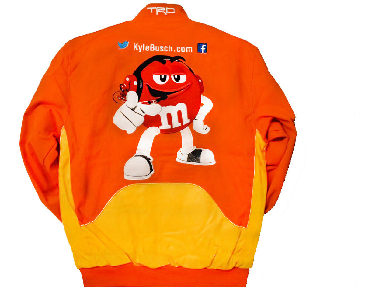 Authentic Kyle Busch JH Design M&M's Snap Orange Uniform Authentic Kyle Busch JH Design M&M's Snap Orange Uniform