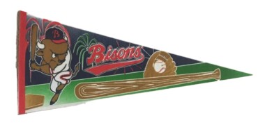 RARE MiLB BUFFALO BISONS BASEBALL PENNANT PILOT FIELD BUFFALO NEW YORK ...