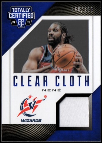 2014-15 Panini Totally Certified - Clear Cloth Jersey Nene #82 Blue ...