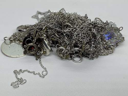 Sterling Silver Tangled Wearable Jewelry Pendant Chains Necklaces Lot ...