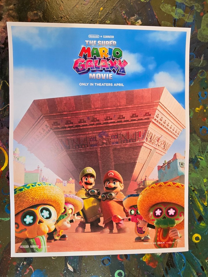 The Super Mario Galaxy Movie 11" x 14" Collector's Movie Poster ( T2 ...