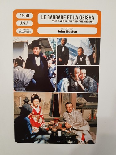 CARTE FICHE CINEMA 1958 LE BARBARE ET LA GEISHA John Wayne Eiko Ando Sam Jaffe S | eBay