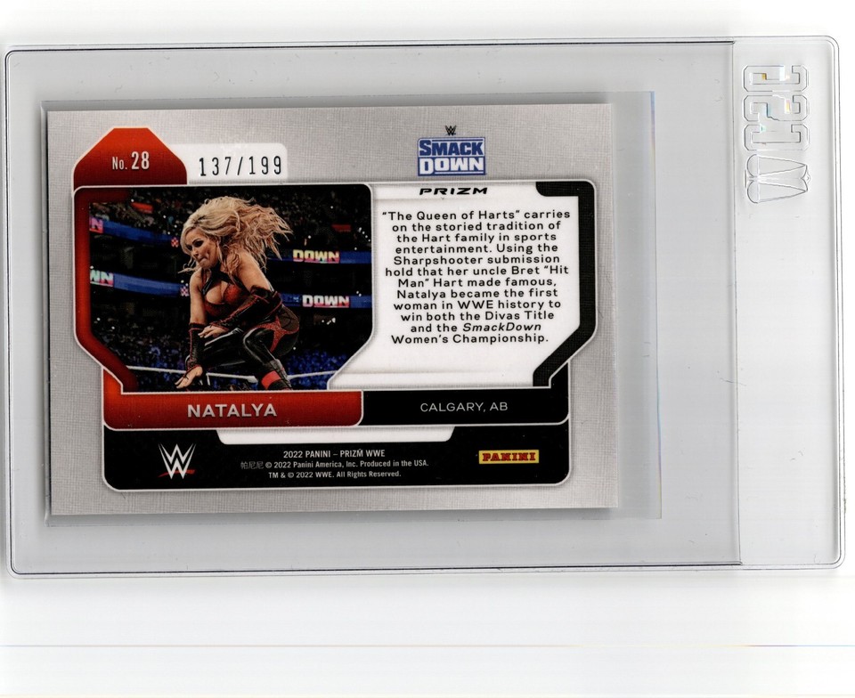 2022 Panini WWE Prizm Premium Box Set Scope /199 Natalya | eBay