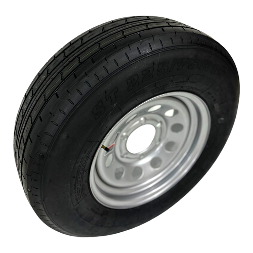 Trailer Tire On Rim ST225/75R15 Radial LRE 6 Lug 6 x 5.5" Modular Wheel ...