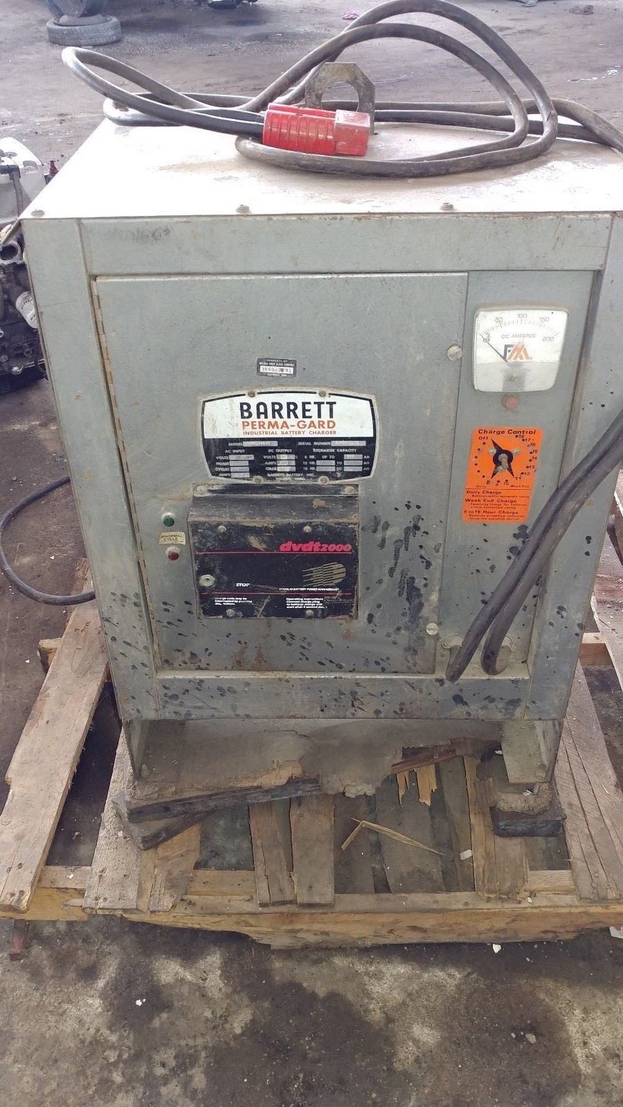 BARRETT PERMA-GARD ASR-B18-540 DVT2000 INDUSTRIAL BATTERY CHARGER | eBay